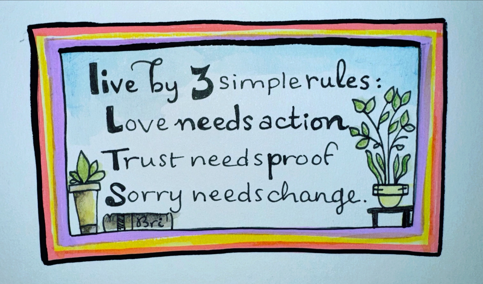 3 Simple Rules – Brilliantly Bri Art