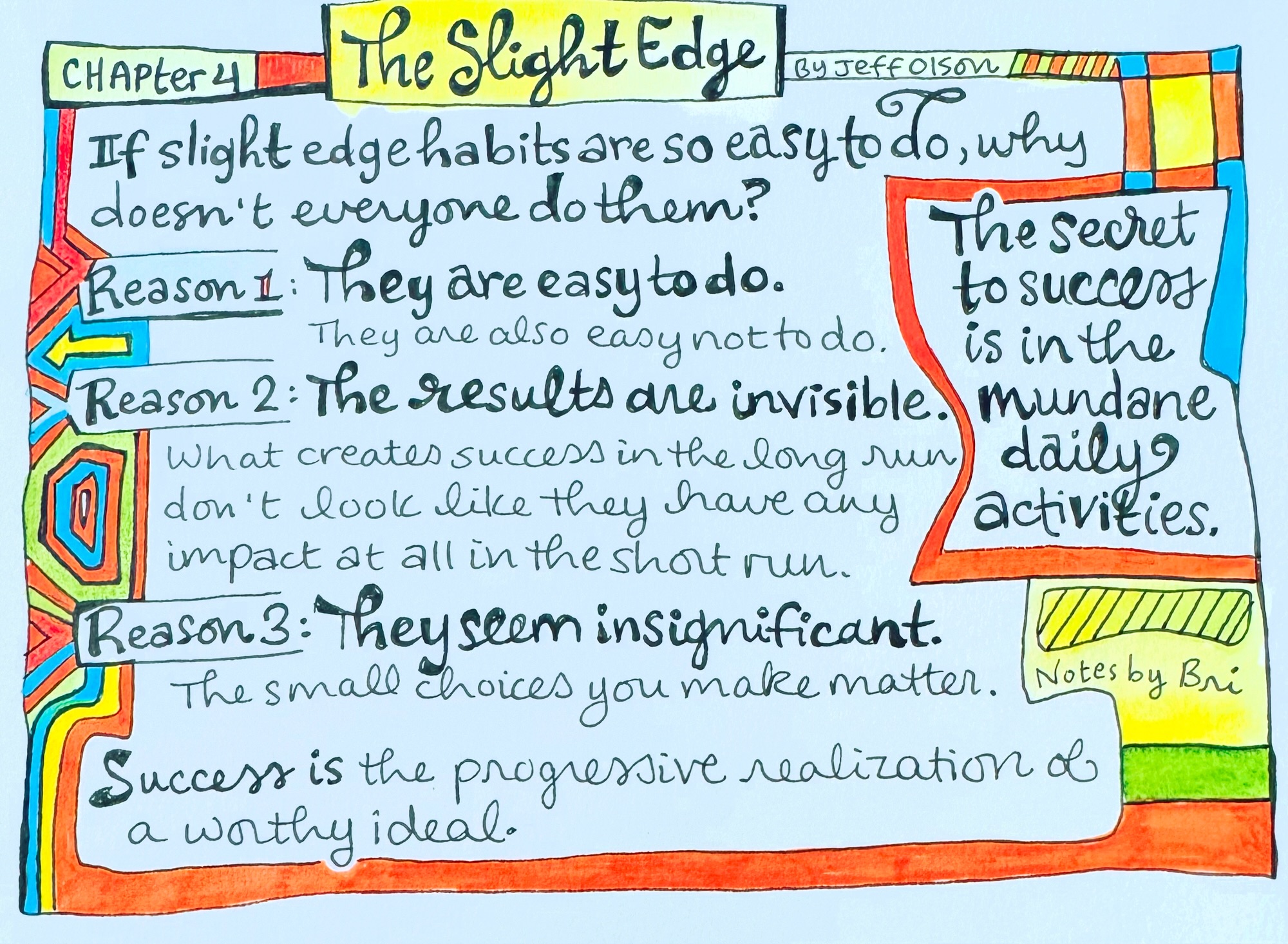 Chapter 4: The Slight Edge 🔄 – Brilliantly Bri Art